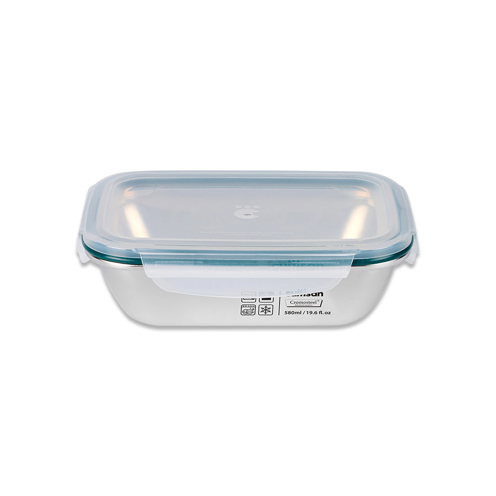 Simple Stainless Microwave-safe Lunch Box - Rectangle 580ml – CUITISAN