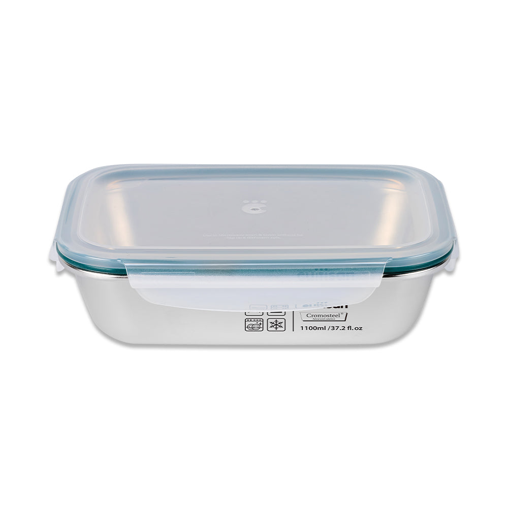 Simple Stainless Microwave-safe Lunch Box - Rectangle 1100ml – CUITISAN